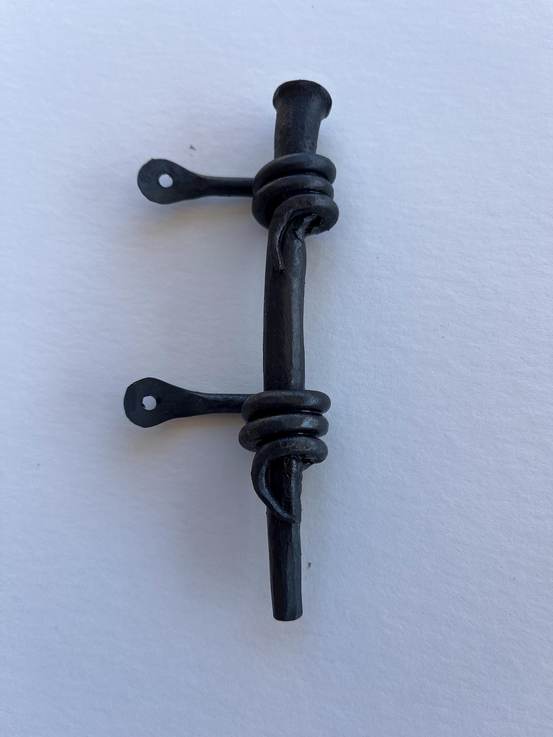 Hand Forged Rustic Small Spike Wrap Drawer Pulls/cabinet Handles. Door ...
