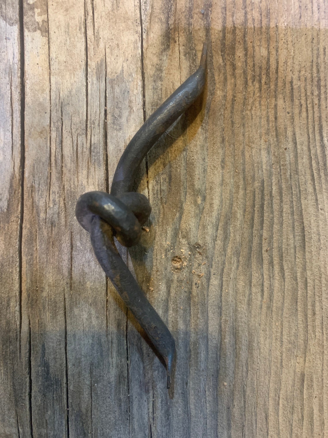 Hand Forged Rustic Abstract Overhand Drawer Pulls/cabinet Handles. Door ...