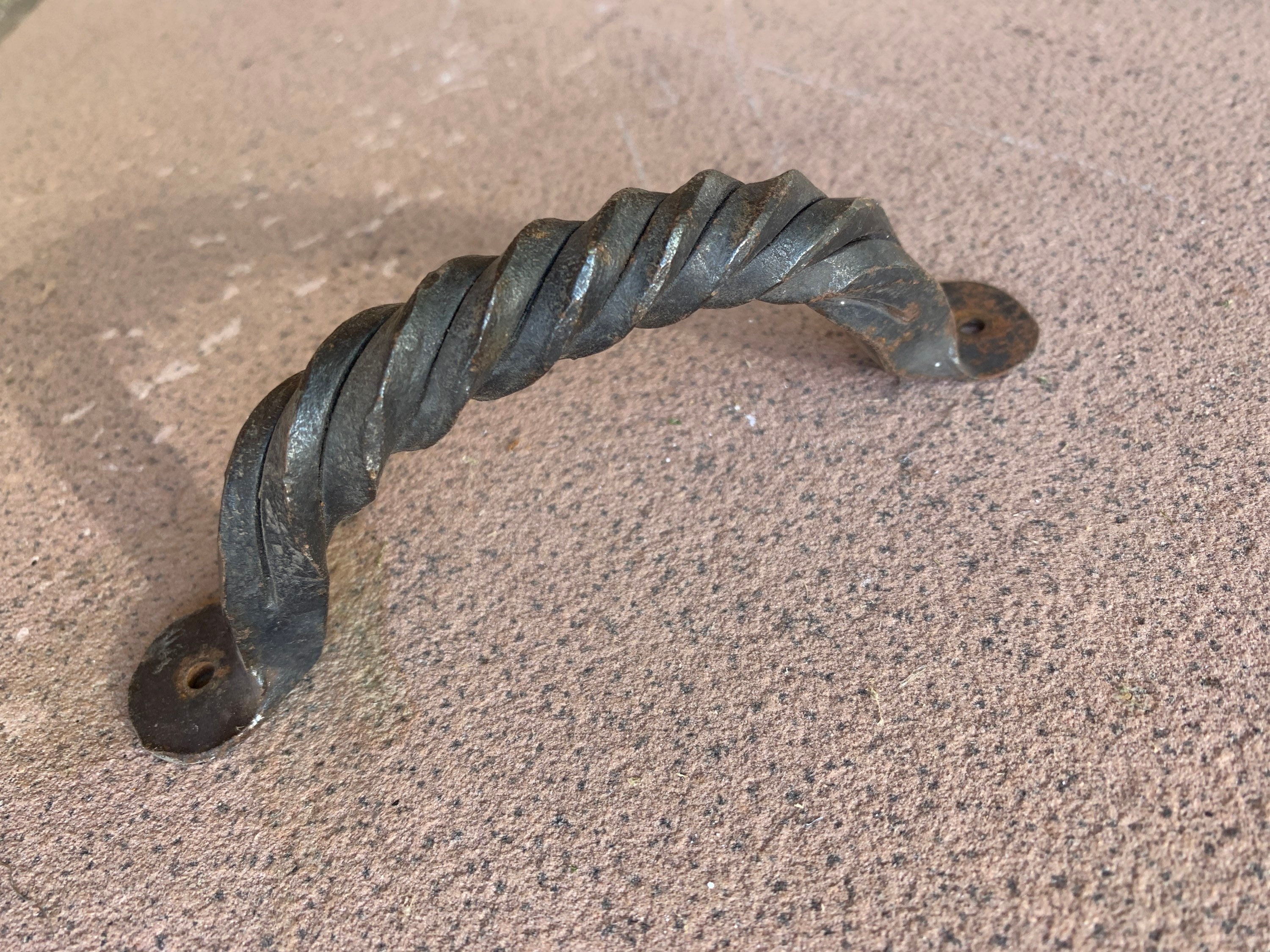 Hand Forged Iron Handles. Various Styles. Rustic Handles, Western ...