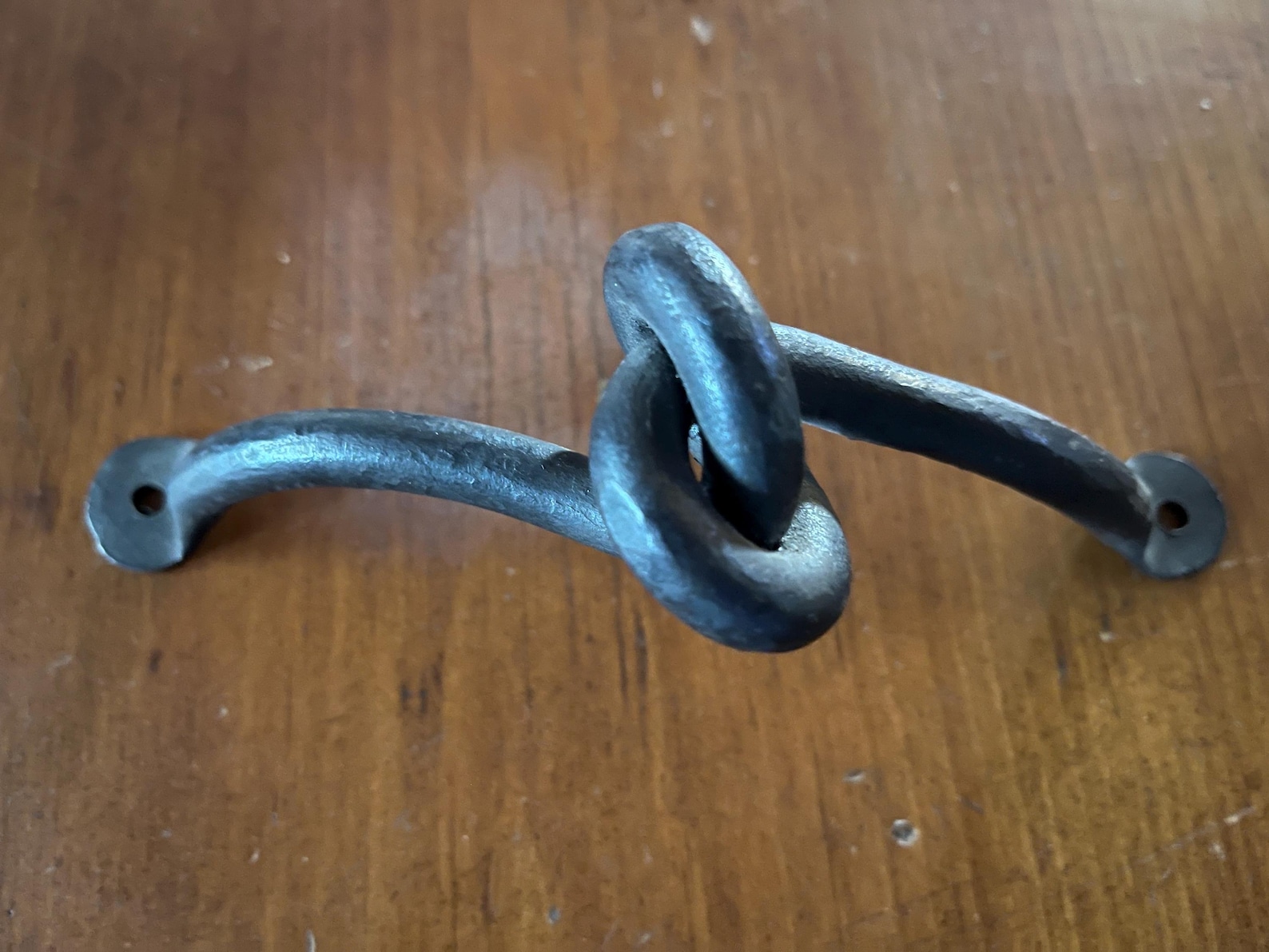 Large Hand Forged Rustic Abstract Overhand Drawer Pulls/cabinet Handles ...