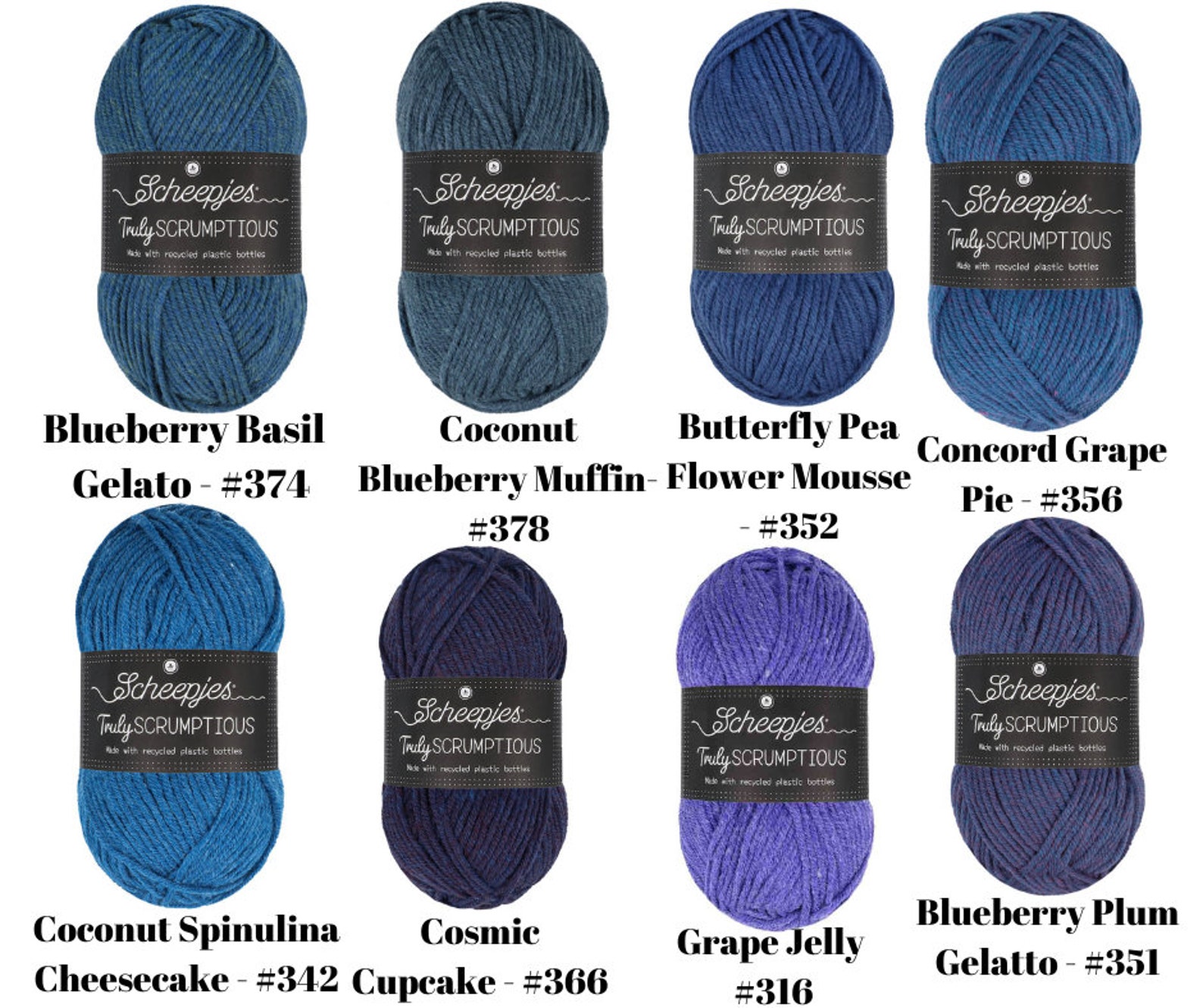 FINAL QUANTITIES: Scheepjes Truly Scrumptious Yarn - Etsy