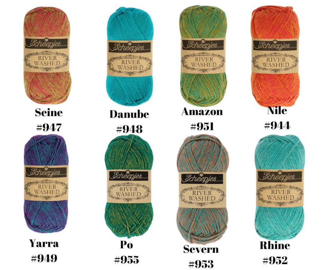 FINAL QUANTITIES: Scheepjes River Washed Yarn - Etsy