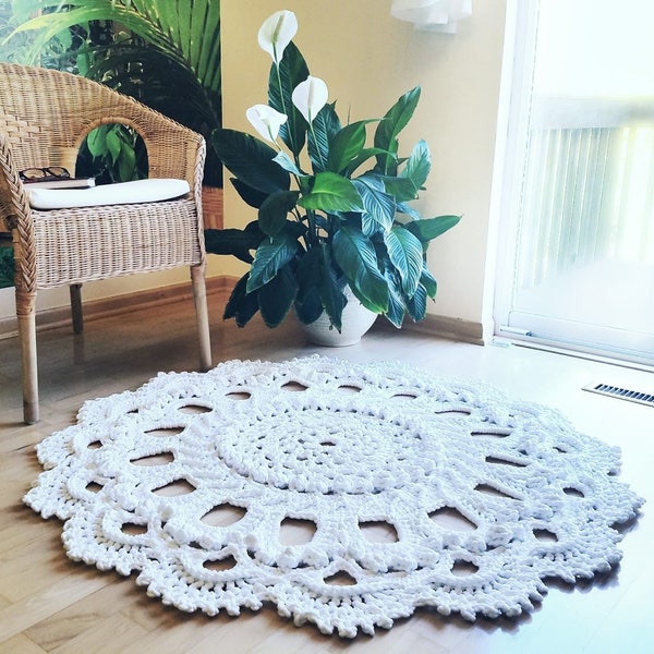 Doily Rug - Etsy