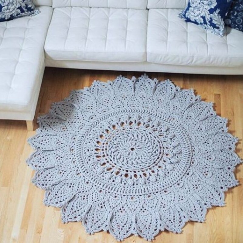 Doily Rug - Etsy