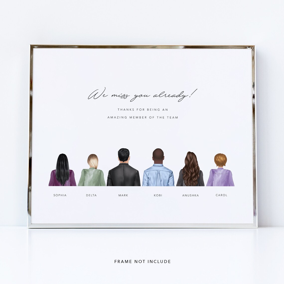 Gift for Coworker / Colleague Gifts / Team Picture / Printed - Etsy UK