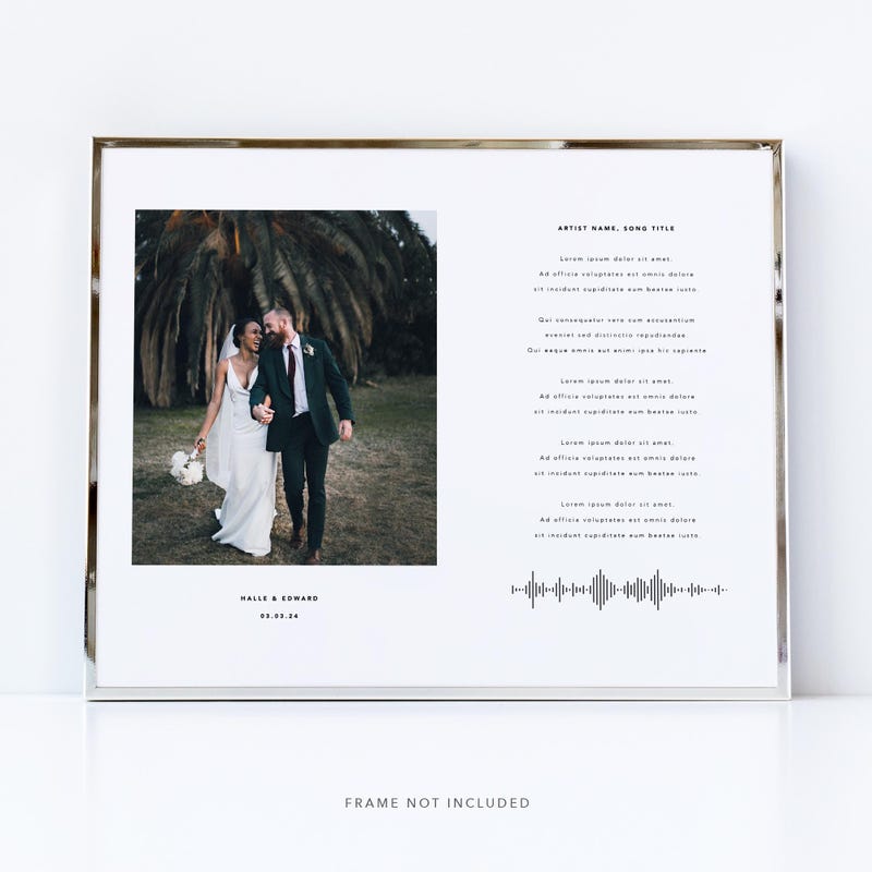 First Dance Lyrics - Etsy
