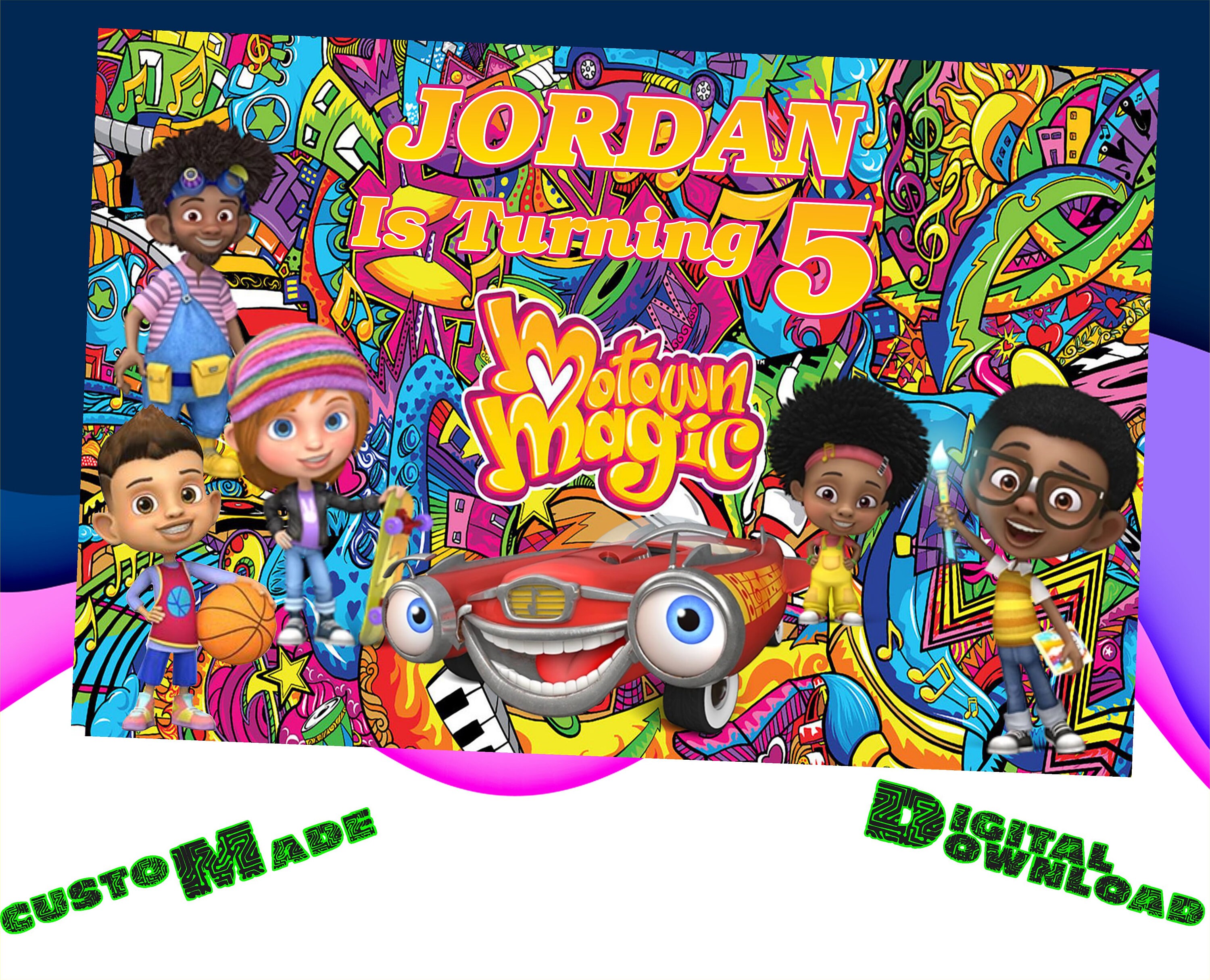 Motown Magic Backdrop / Motown Magic Banner / Motown Magic | Etsy