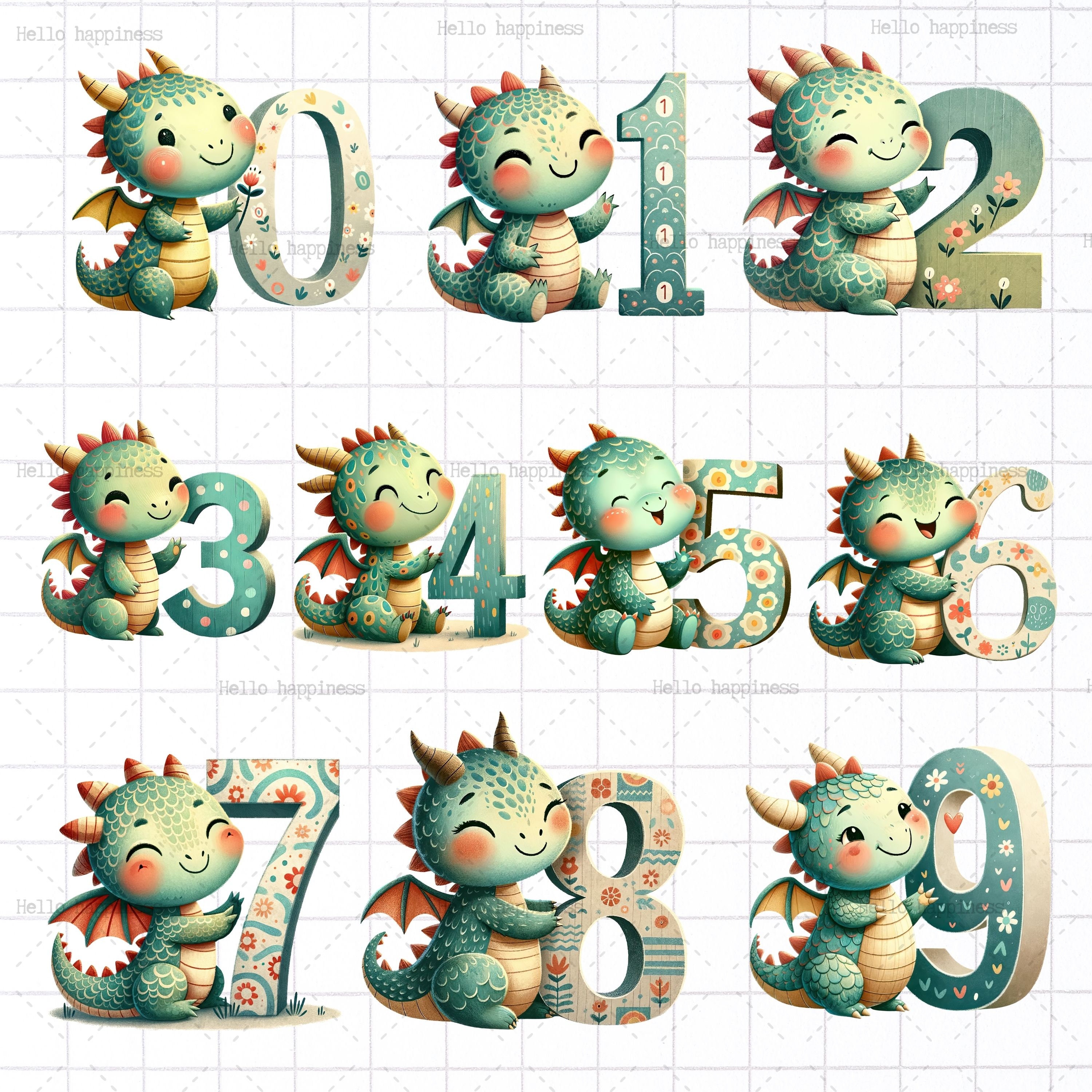 Cute Dragon Alphabet, Chinese New Year, Letter Dragon, Alphabet Dragon ...