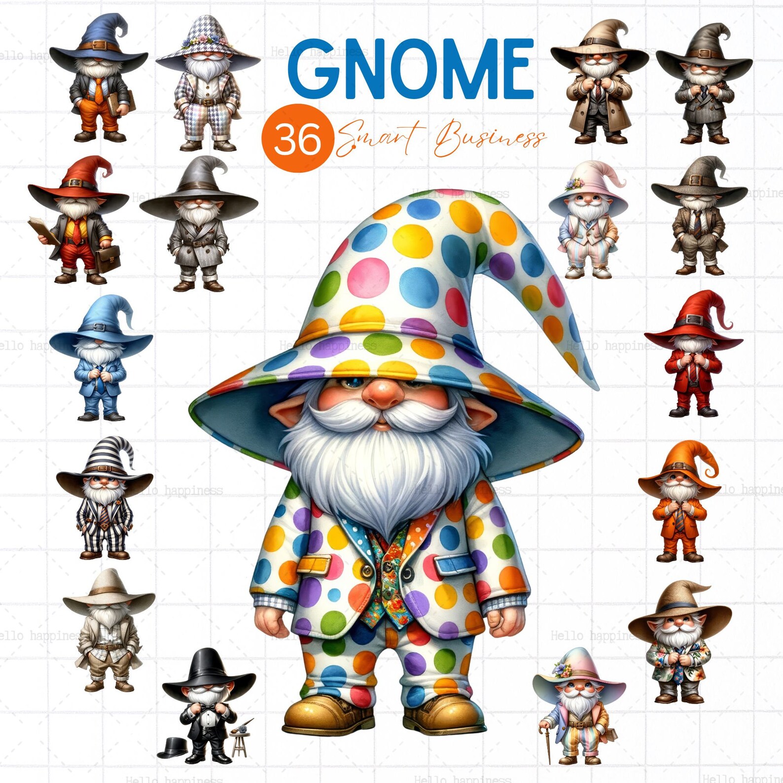 Cute Gnome,smart Gnome PNG, Men Working, Gnome Wearing a Suit,gnome ...