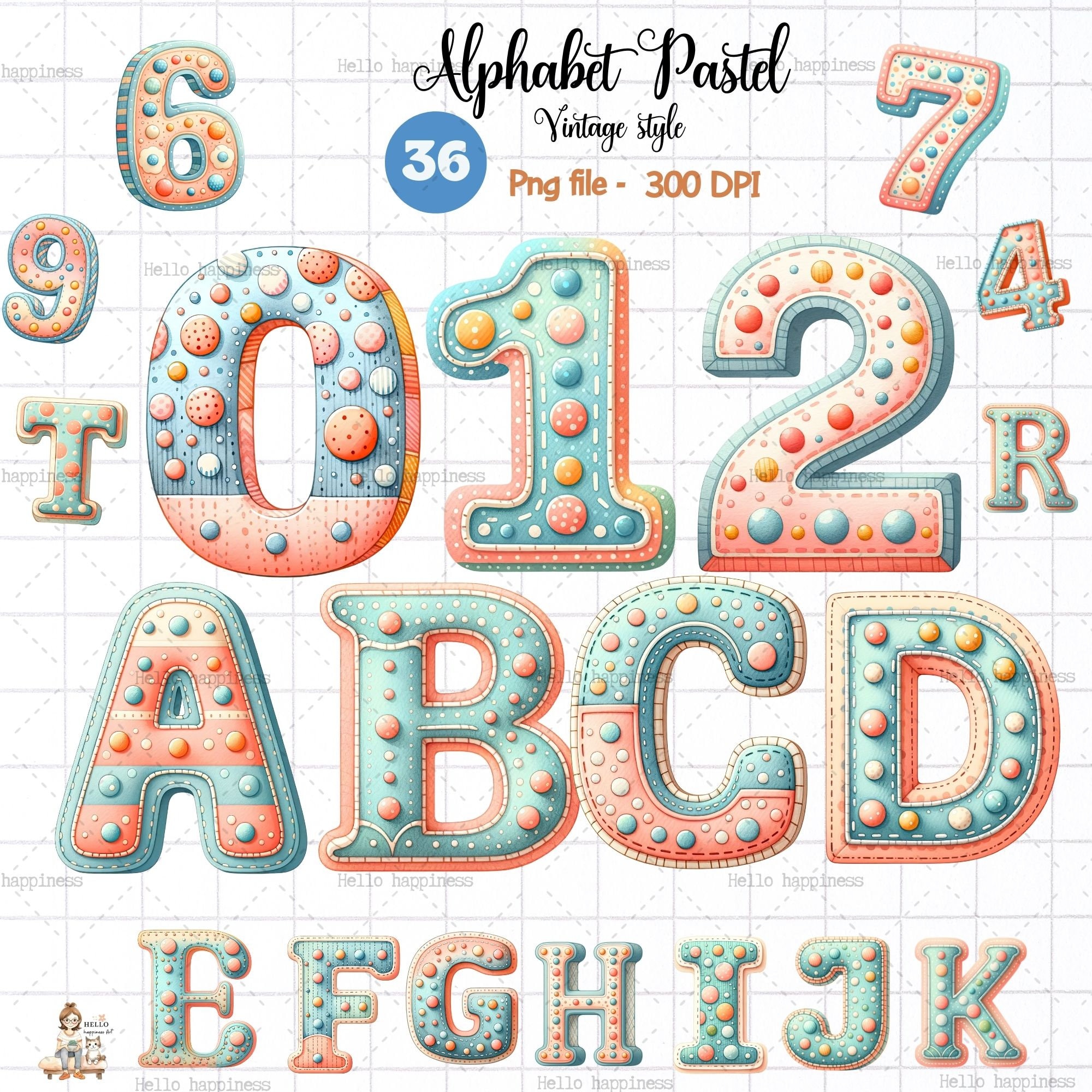 Alphabet Letters PNG, Pastel Color, Rainbow, Candy Letters, Letter ...