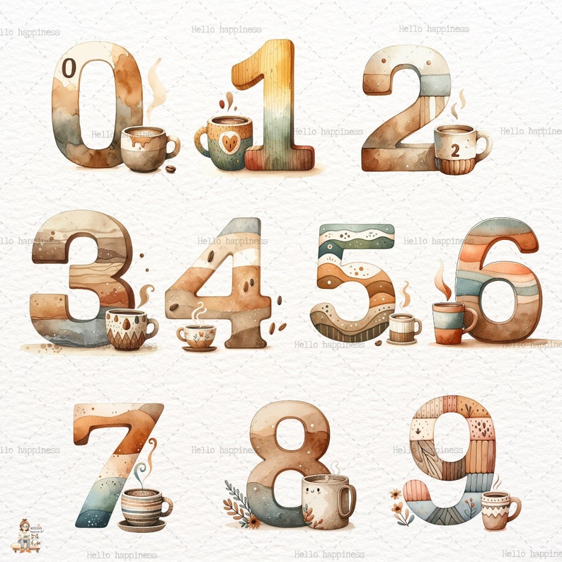 Coffee Alphabet Clipart, Coffee Letter,png, Coffee Mug, Alphabet ...