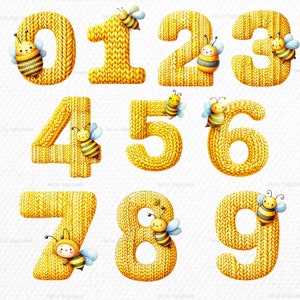 Bee Alphabet,cute Bee Png, Letter Knitting Pattern,bee Clipart, Bee Png ...