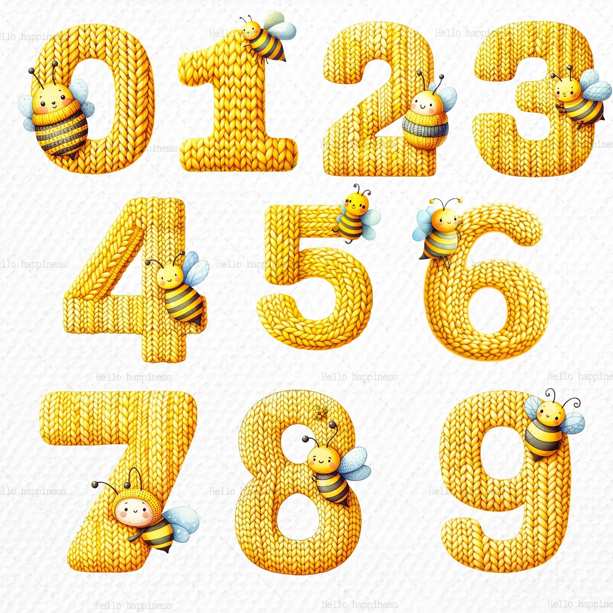 Bee Alphabet,cute Bee Png, Letter Knitting Pattern,bee Clipart, Bee Png ...