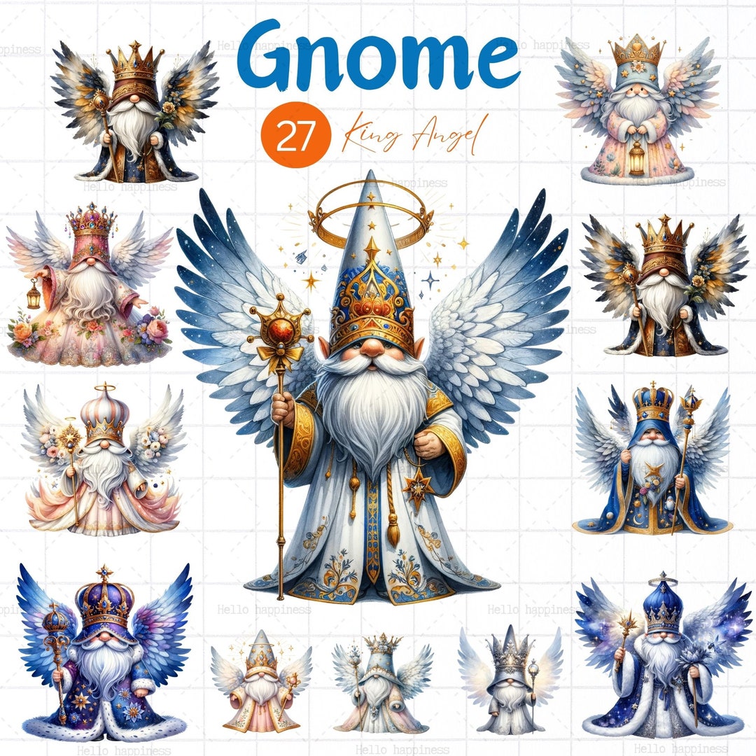 Gnome King Angel,gnome PNG, Gnome Fantasy,fairy Gnome,gnome Clipart ...