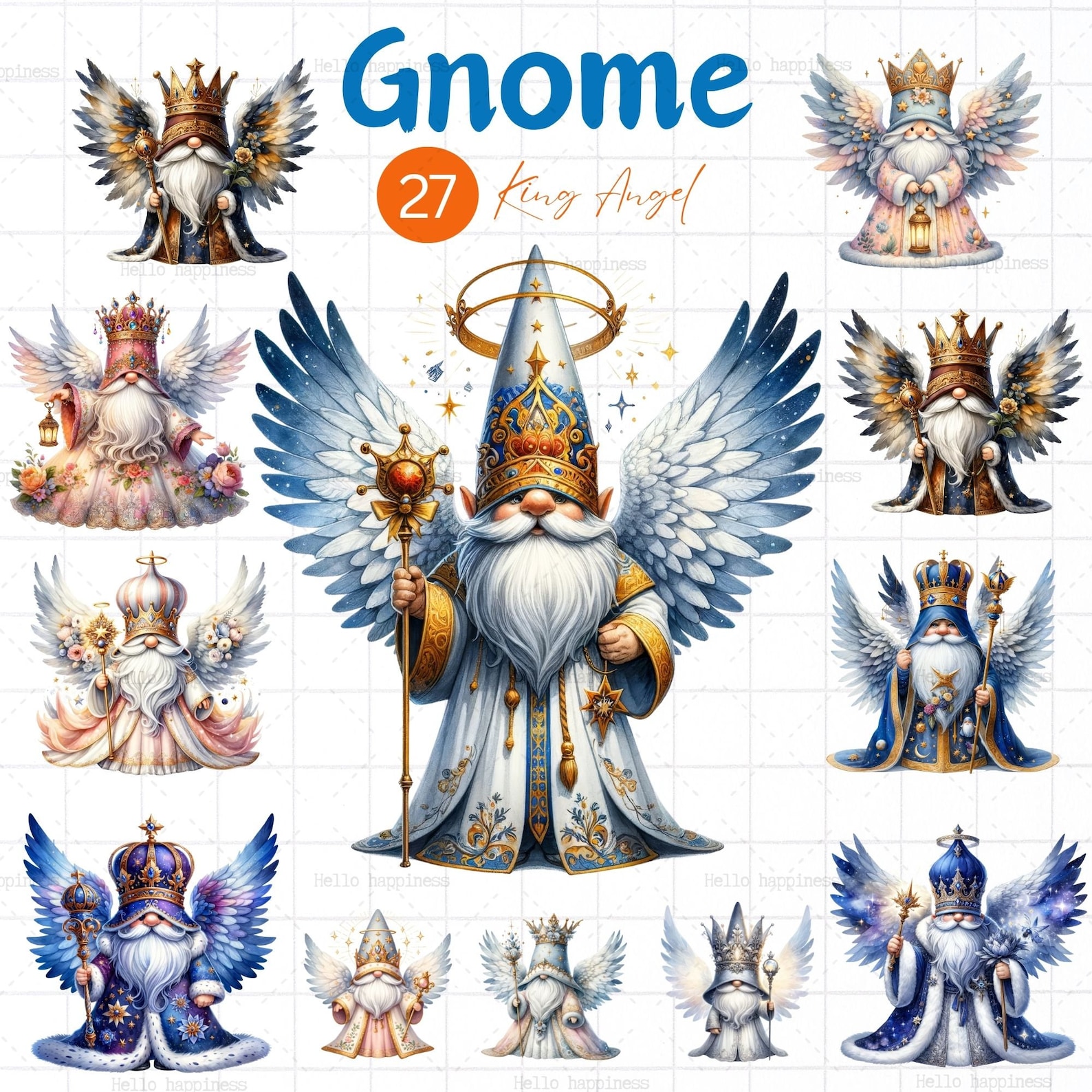 Gnome King Angel,gnome PNG, Gnome Fantasy,fairy Gnome,gnome Clipart ...