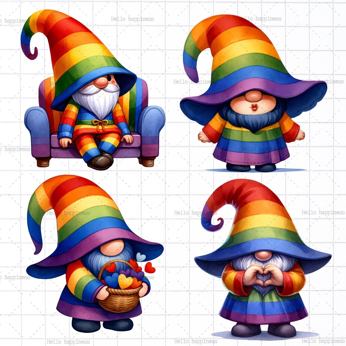 LGBT Gnome, Funny Gnome, PNG Pride Month Gnome PNG, Pride Gnome Clipart ...