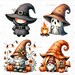 Cute Gnome,whimsical Halloween Gnomes for Magical Autumn, Fantasy ...
