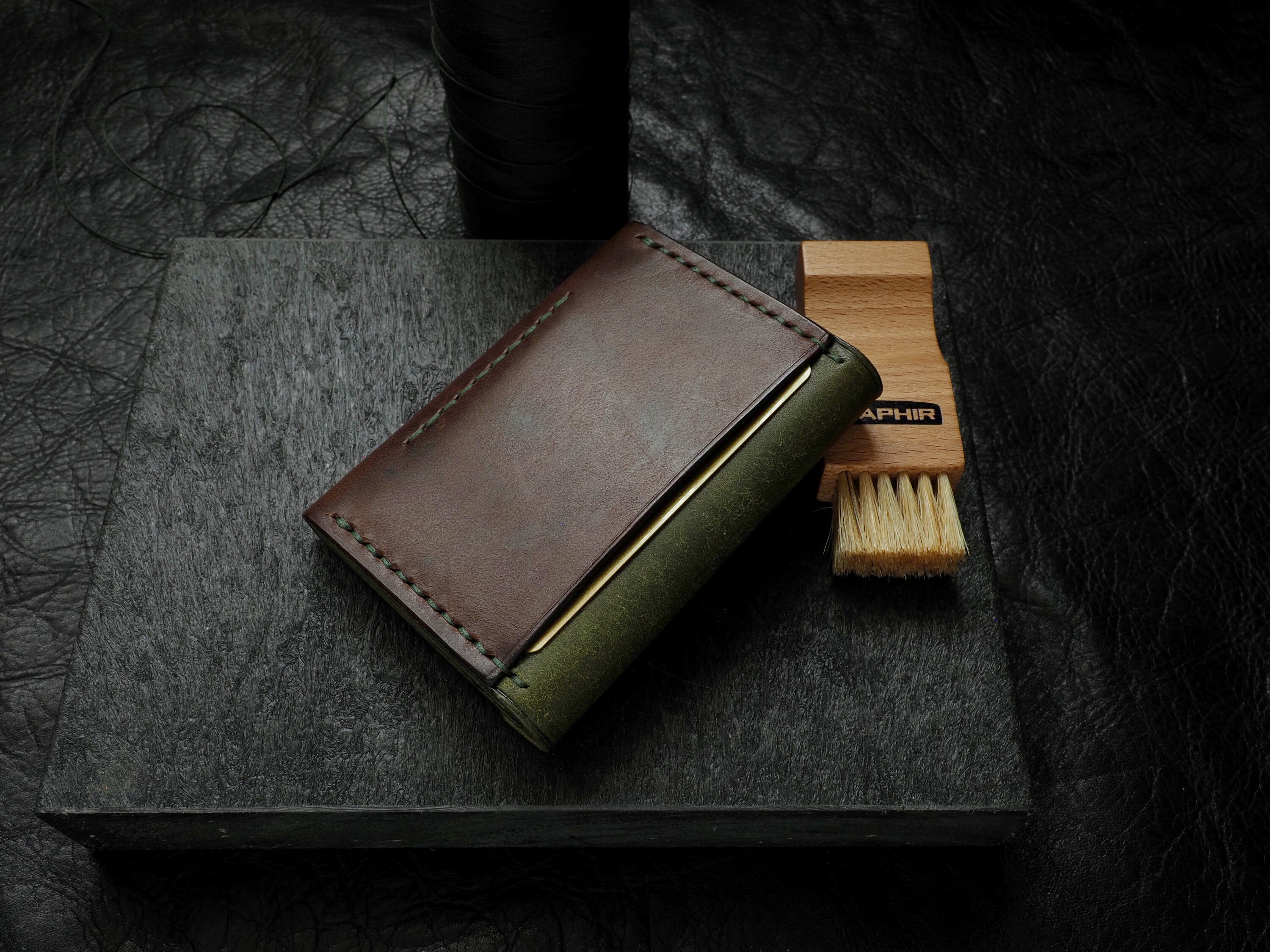 Handcrafted Leather Wallet - Etsy UK