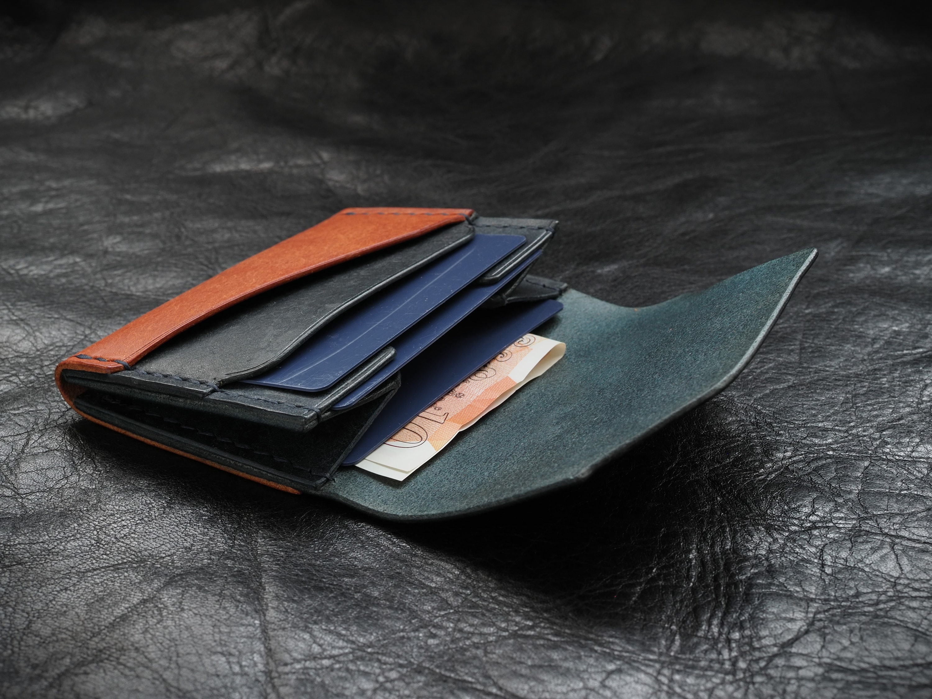 Handmade Leather Wallet - Etsy UK