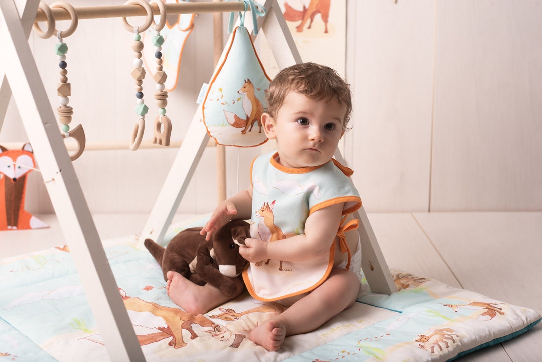 Bib Apron leonard Fox - Etsy