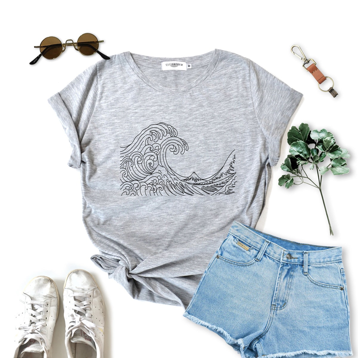 Giant wave shirt hawaii wave Shirt gift woman tshirt birthday | Etsy