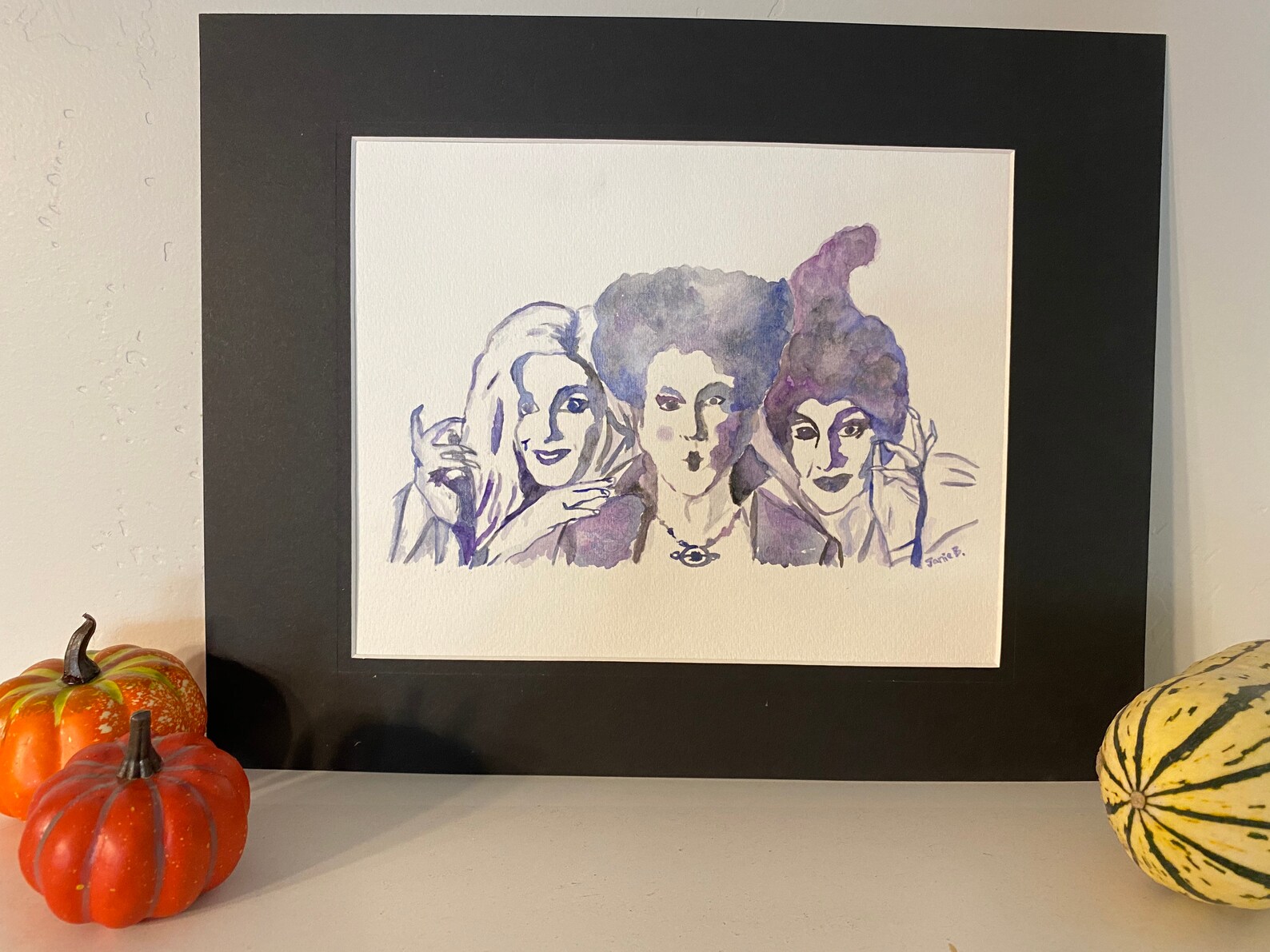 PRINT Hocus Pocus Watercolor Art Halloween Decoration - Etsy
