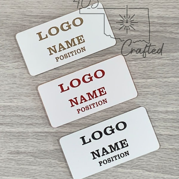Employee Name Tags - Etsy