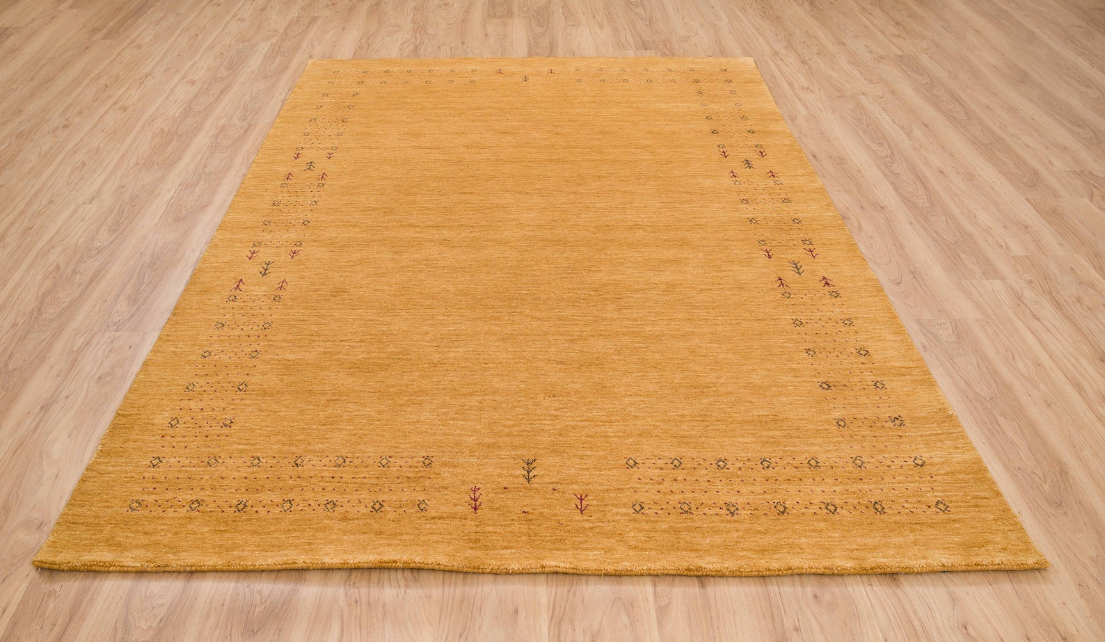 6x9 Golden Yellow Farmhouse Rug New Handmade Carpet in - Etsy