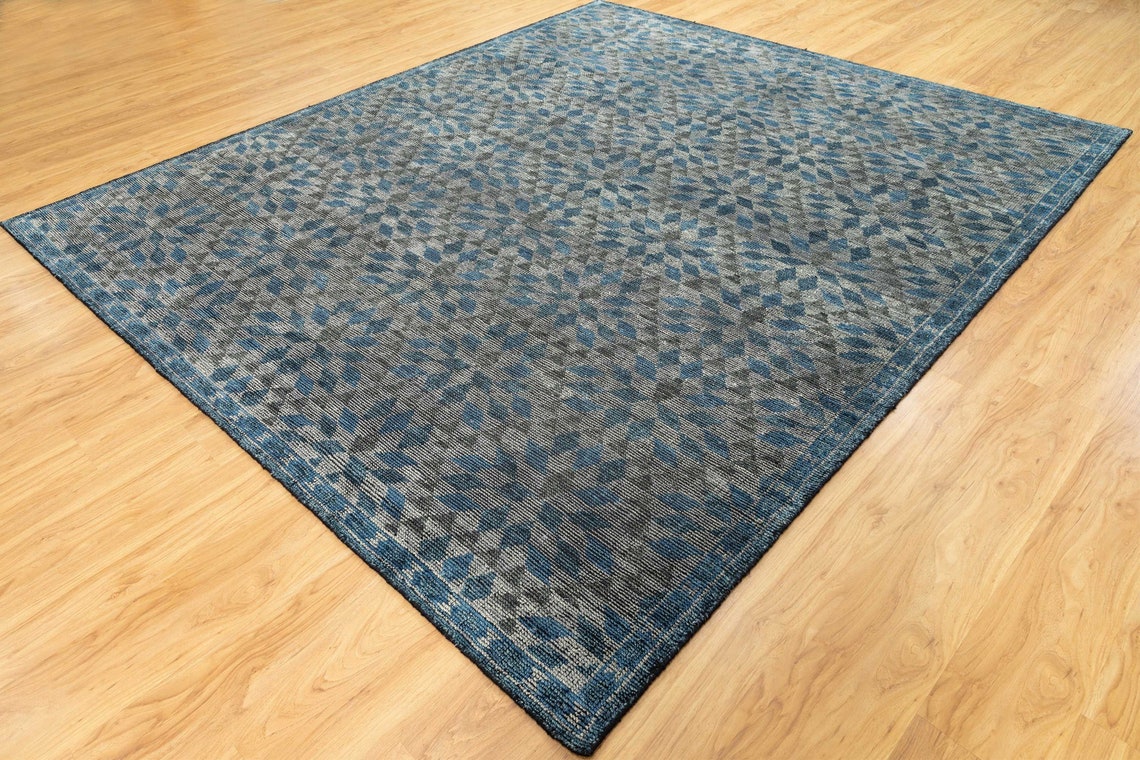 8' X 10' Geometric Modern Design Soft Pile Area - Etsy