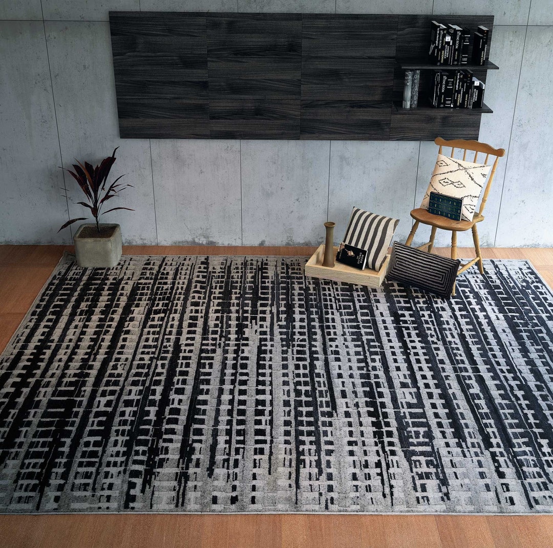 9 X 12 270x360 Cm Oversize Rug Soft Area Rug Geometric Soft - Etsy