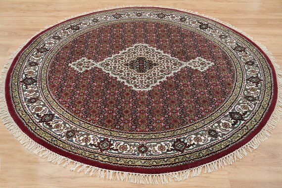 Round Foyer Rug Handmade New Persian Rug Wool Circle Rug - Etsy
