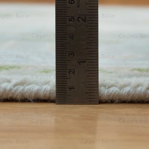 Pastel Oushak Rug in Soft Blue Contemporary Wool Rug in - Etsy