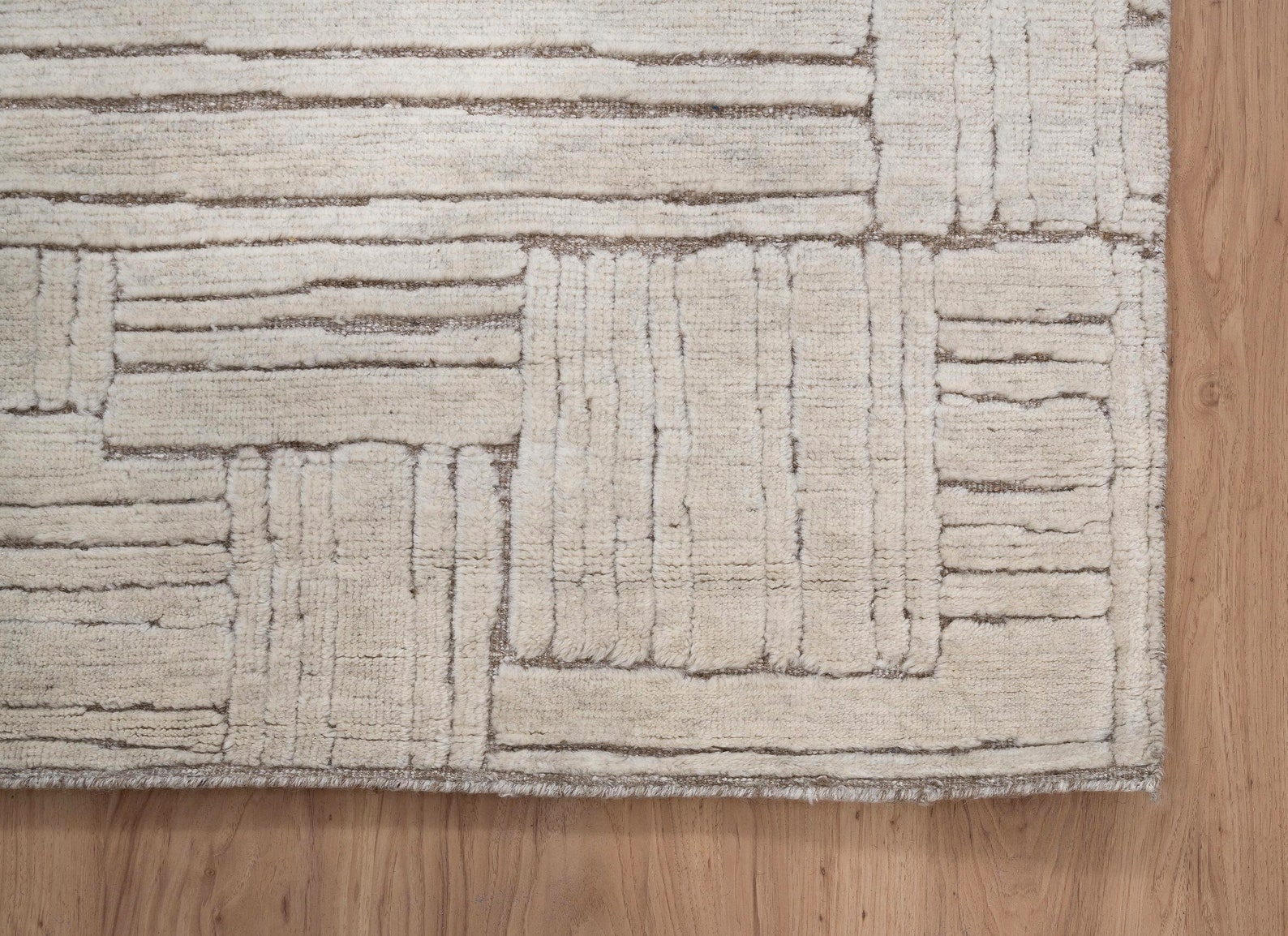 8'X 10' Ivory Handknotted Wool Rug Living Room Area - Etsy