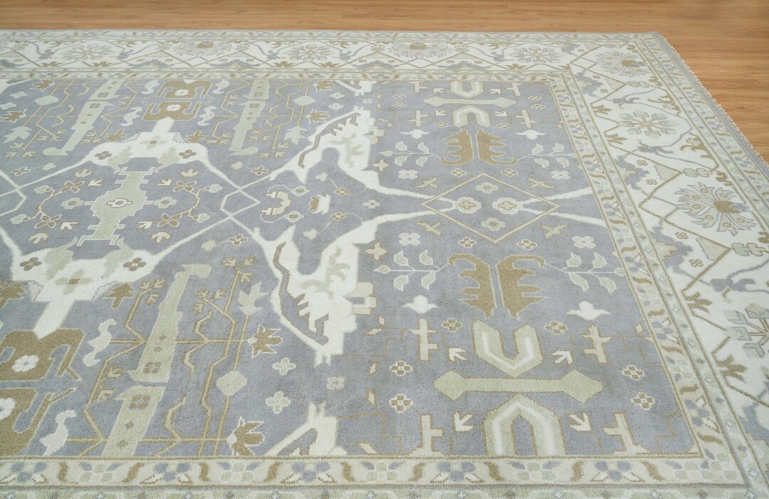 12'X18' Luxury New Handmade Area Rug, Modern New Living Room Rug ...