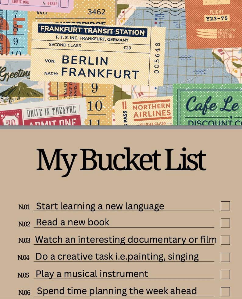 30 Day Simple Bucket List Challenge for Adults and Kids | Instant ...