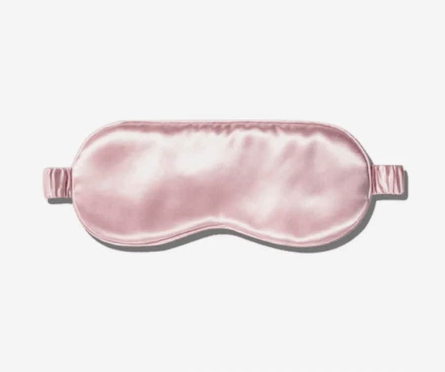 Luxurious 100% Pure Silk Soft Pink Eye Mask Sleep Eye Mask Spa ...