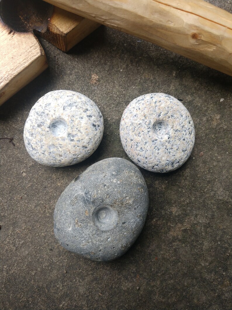 Stone Bowdrill Handholds Friction Fire - Etsy