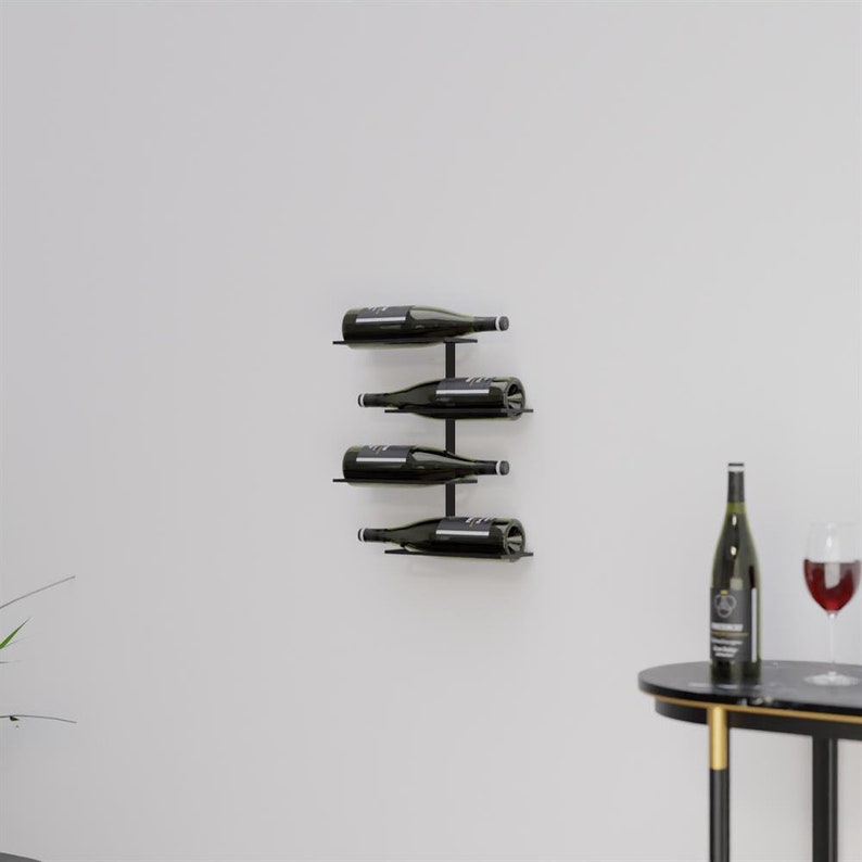 Wine Rack - Stylish Decorative and Special Design Wine Rack. 4 Bottle ...