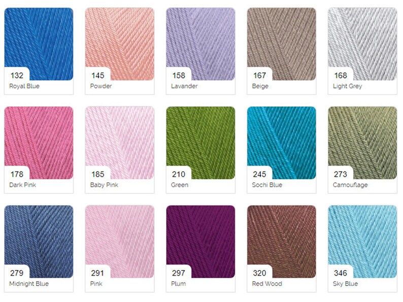 Alize Diva Microfiber Acrylic Yarn 382 Yards-100 Grams Crochet and ...