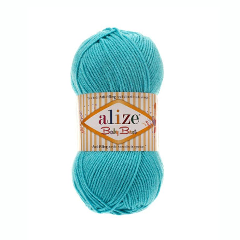 Alize Baby Best Classic baby yarn 262 yards-100 grams Acrylic | Etsy