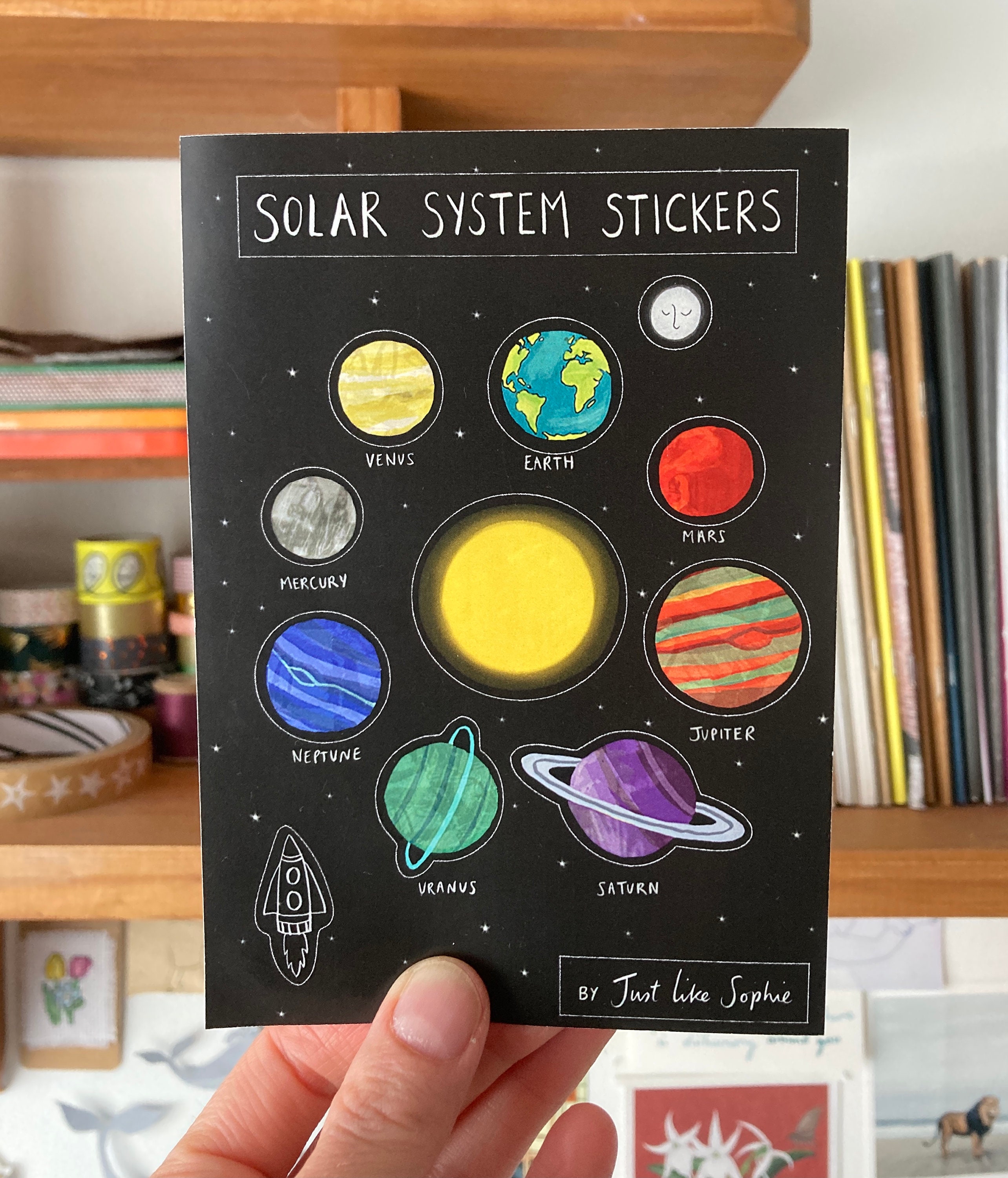 Solar System Stickers Books