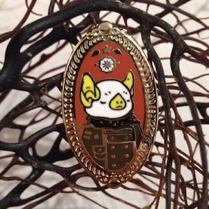 Portrait of a White Bat - Series 1 - Collectable Enamel Pin - Etsy