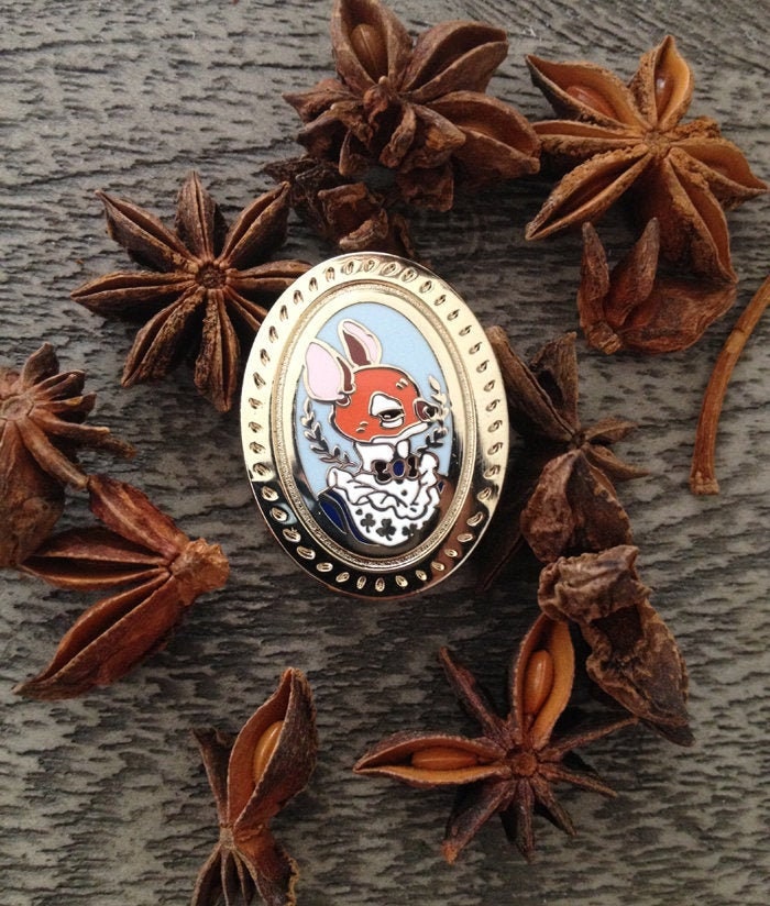 Portrait of a Fawn Series 1 Collectable Enamel Pin - Etsy