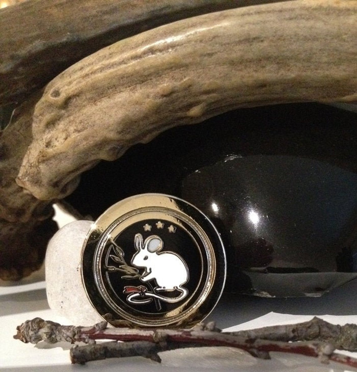 Portrait of a Mythical Mouse Series 1 Collectable Enamel - Etsy