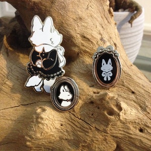 Original Portrait of a Fennec Fox - Series 1 - Collectable Enamel Pin ...