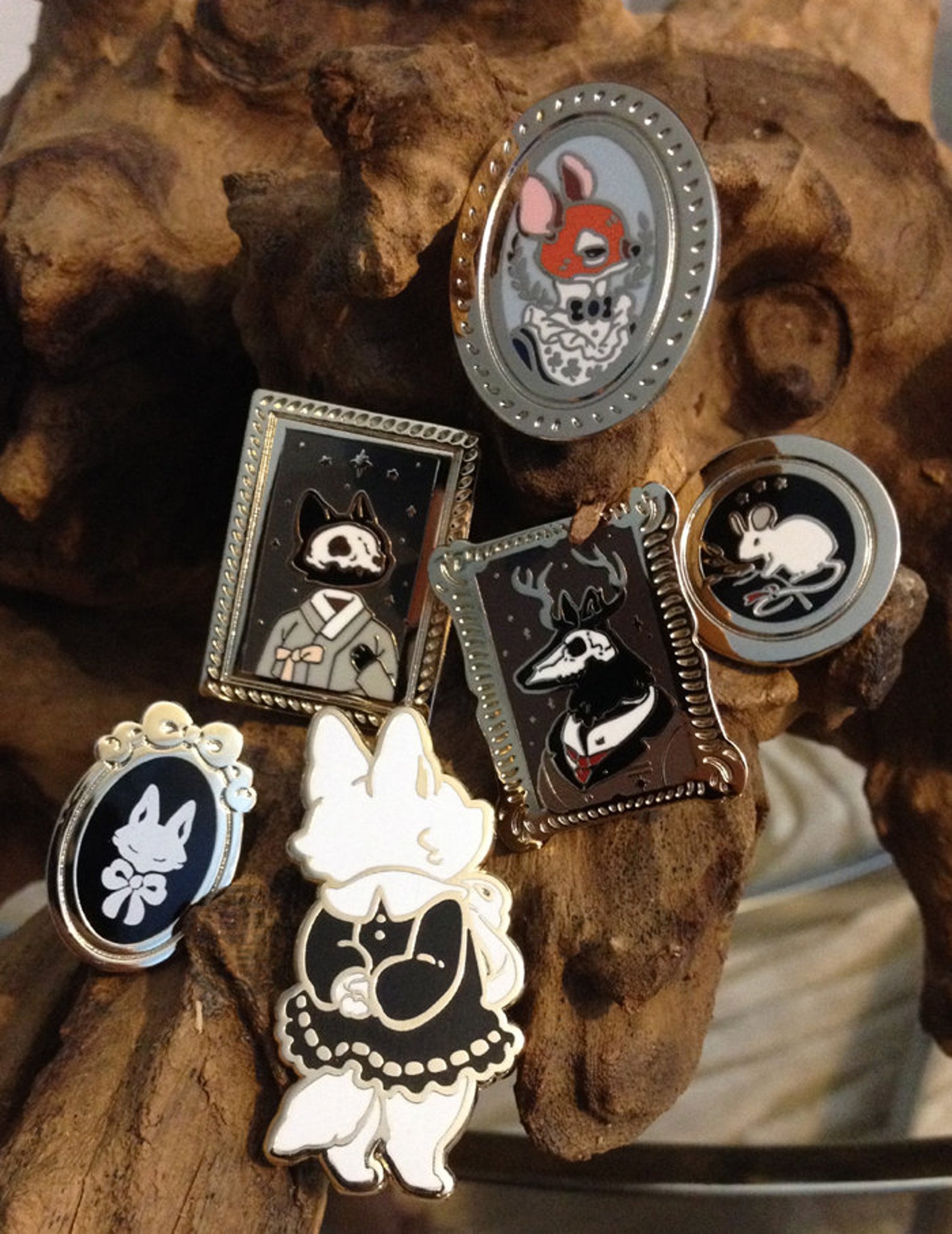 Portrait of a Mythical Mouse Series 1 Collectable Enamel - Etsy