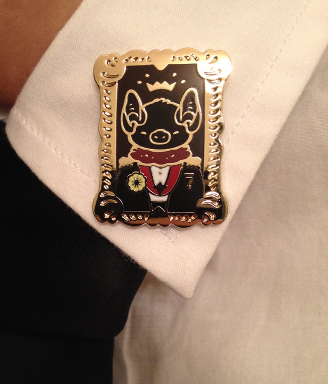 Portrait of a Royal Bat Series 1 Collectable Enamel Pin | Etsy