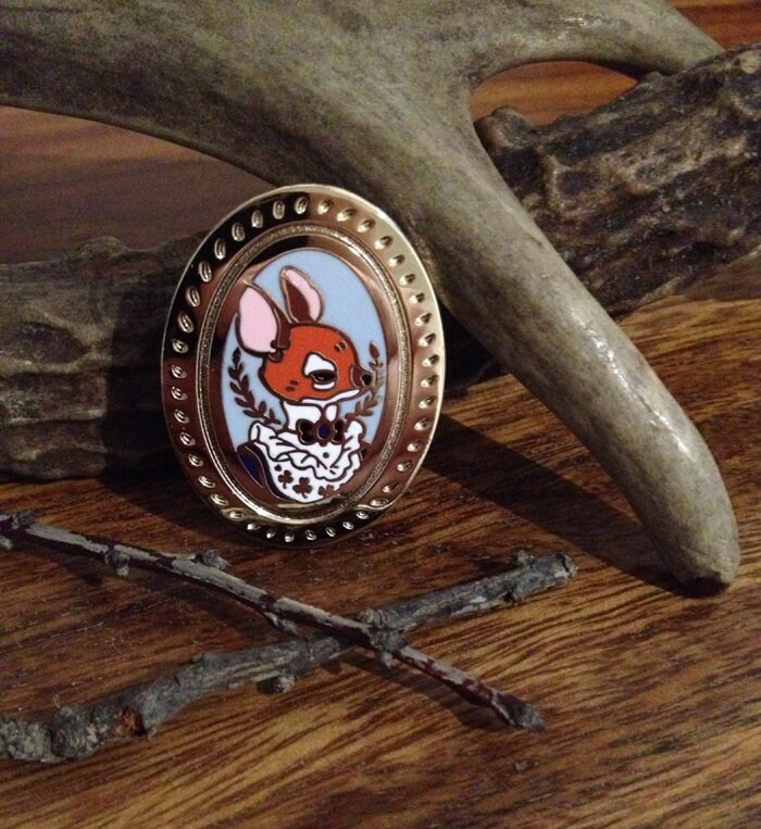 Portrait of a Fawn - Series 1 - Collectable Enamel Pin - Etsy