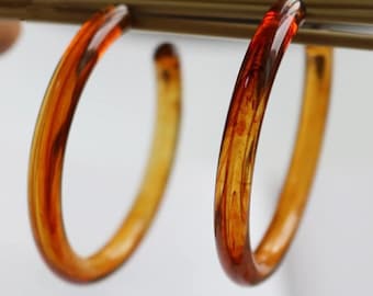 Tortoise Shell Earrings - Etsy