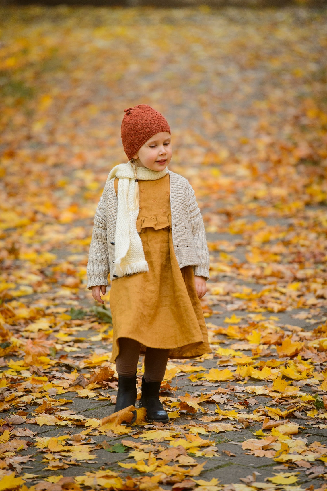 Girl Linen Dress, Kids Linen Clothes, Baby Girl Dress, Toddler Girl ...